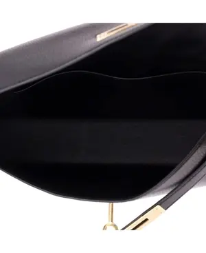 Hermès Kelly Elan Chevre Leather Shoulder Bag