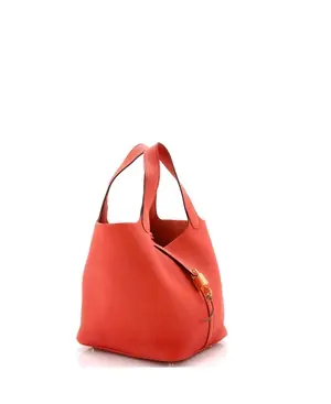 Hermès Picotin Lock Leather Bucket Bag