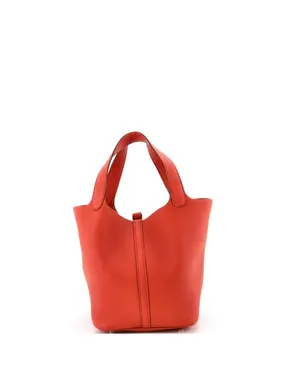 Hermès Picotin Lock Leather Bucket Bag