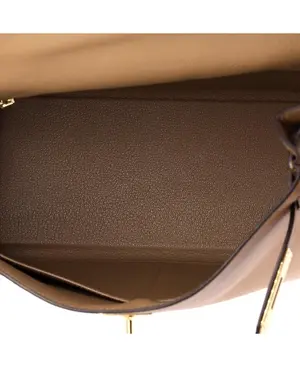 Hermès Kelly 28 Leather Satchel
