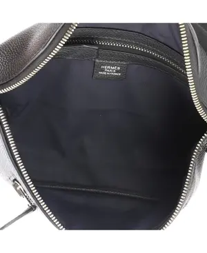 Hermès Pm Cityslide Togo Leather Silver Tone Hardware Belt Bag