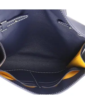 Goyard Chypre Wallet On Strap Coated Canvas With Leather