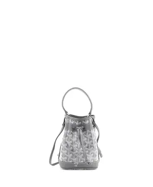 Goyard Petit Flot Bucket Bag Coated Canvas