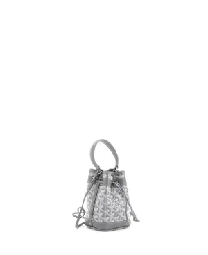 Goyard Petit Flot Bucket Bag Coated Canvas