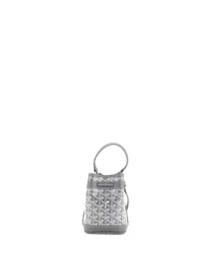 Goyard Petit Flot Bucket Bag Coated Canvas