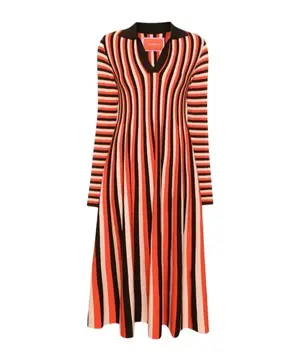 La DoubleJ Plaza Knitted Midi Dress