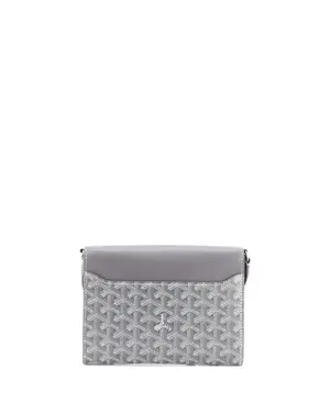Goyard Chypre Wallet On Strap Coated Canvas With Leather