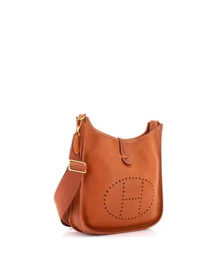 Hermès Evelyne Pm Gen Iii Barenia Faubourg Leather Crossbody