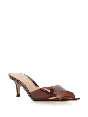 GIANVITO ROSSI Elle 55mm Transparent-strap Mules