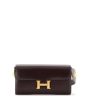 Hermès Constance To Go Rock Box Calf Wallet - Brown