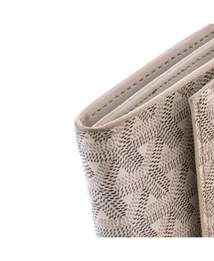 Goyard Varenne Continental Wallet With Strap Coated Canvas