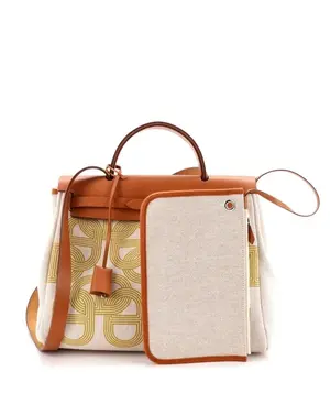 Hermès Herbag Zip Circuit 24 Canvas & Leather Crossbody