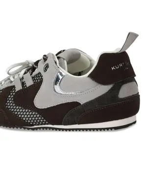 Kurt Geiger K Slim Runner Suede Sneakers - Open Brown
