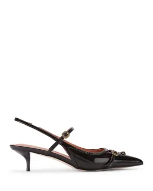 Kurt Geiger Rebecca Leather Slingback Pumps