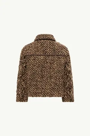 Moncler Bouclé Blend Shirt Jacket