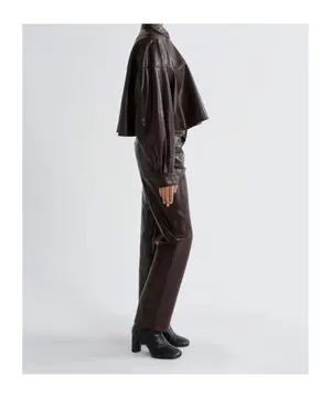 AGOLDE Collared Long-sleeved Shirt