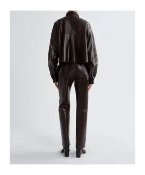 AGOLDE Collared Long-sleeved Shirt