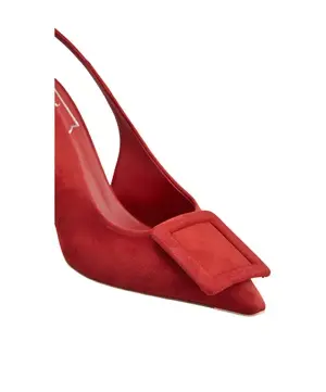 ROGER VIVIER Viv In The City Slingback Pumps - Red