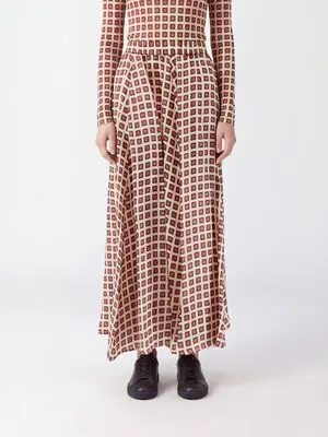 Aspesi Geometric Pleated Skirt