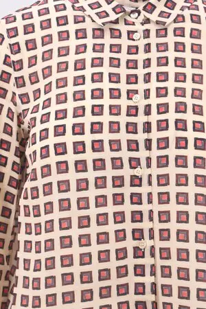 Aspesi Geometricprint Longsleeve Shirt