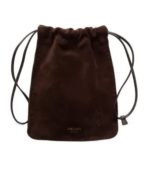 Prada Suede Smartphone Pouch