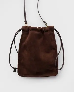 Prada Suede Smartphone Pouch