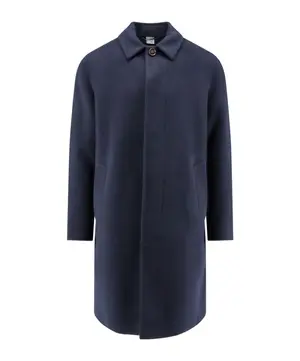 Aspesi Single-breasted Concealed-placket Coat