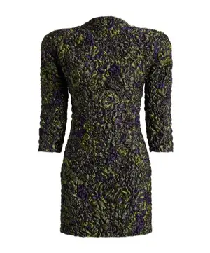 Balmain Cloqué Jacquard Dress