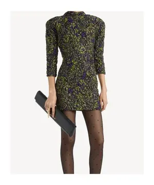 Balmain Cloqué Jacquard Dress