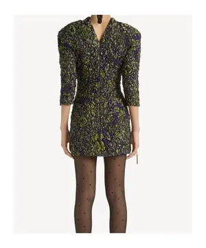 Balmain Cloqué Jacquard Dress