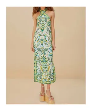 Farm Rio Tropical Tapestry Maxi Dress