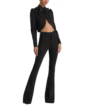 Alice + Olivia Ilaria Cropped Bow Jacket