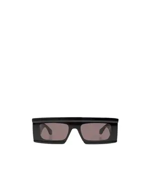 Alaïa Rectangle Frame Sunglasses - Black