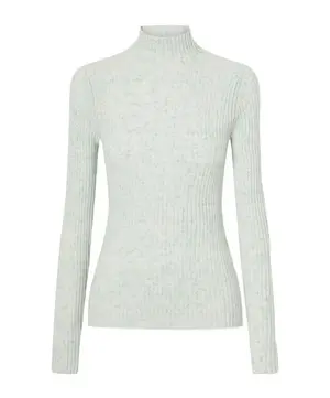 Auralee Long-sleeved Turtleneck Sweater - Mint Green