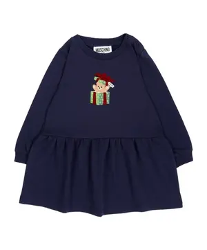 Moschino Teddy Bear Ruffled Dress