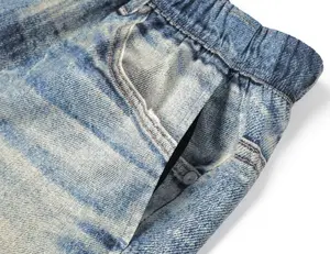 Satisfy Elastic Waist Denim Shorts
