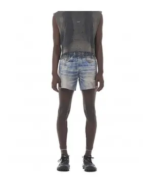 Satisfy Elastic Waist Denim Shorts