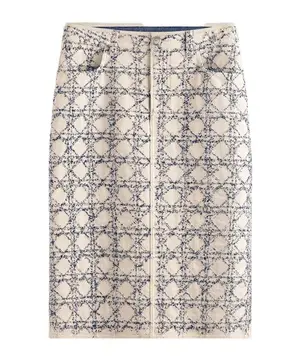 Dior Dioriviera Cannage Pencil Skirt
