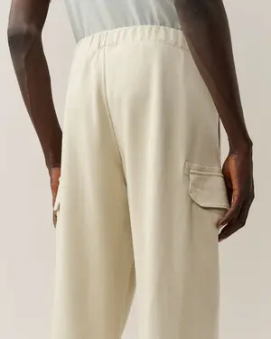 C.P. COMPANY Diagonal Raised Fleece Lens Cargo Sweatpants