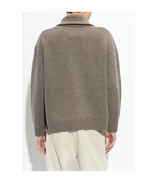 FRAME Retro Polo Sweater - Gray