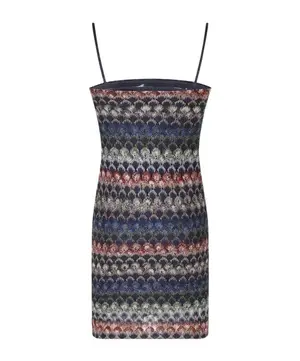 Missoni Bustier Mini Dress With Lace Motif
