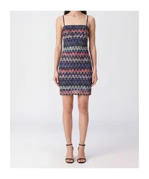 Missoni Bustier Mini Dress With Lace Motif