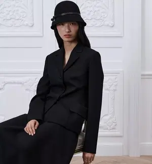 Dior D-tulipe Small Brim Cloche