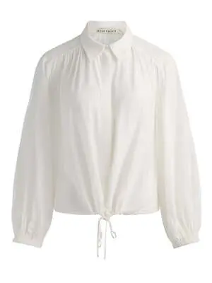 ALICEOLIVIA Margaux Tie Front Blouse