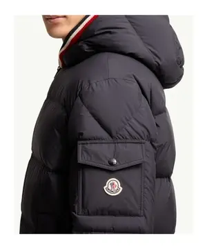 Moncler Lacfroid Hooded Short Down Jacket