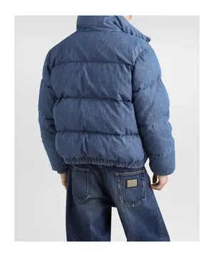 Dolce & Gabbana Dolce Gabbana Denim Puffer Jacket