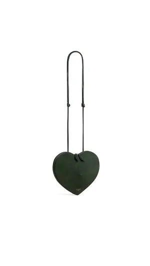 Alaïa Le Cœur Bi-material Bag In Leather
