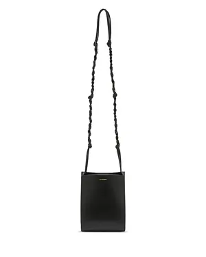 JIL SANDER Tangle Leather Phone Shoulder Bag