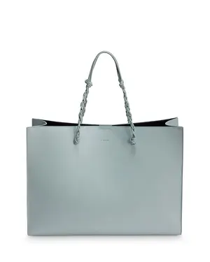 JIL SANDER Tangle Large Leather Shopper Tote