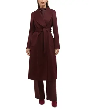 HOBBS LONDON Petite Sara Wool Belted Coat